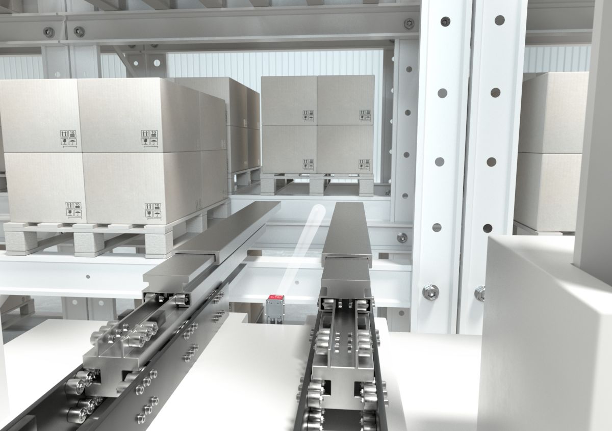 Camera-based compartment fine positioning | Leuze